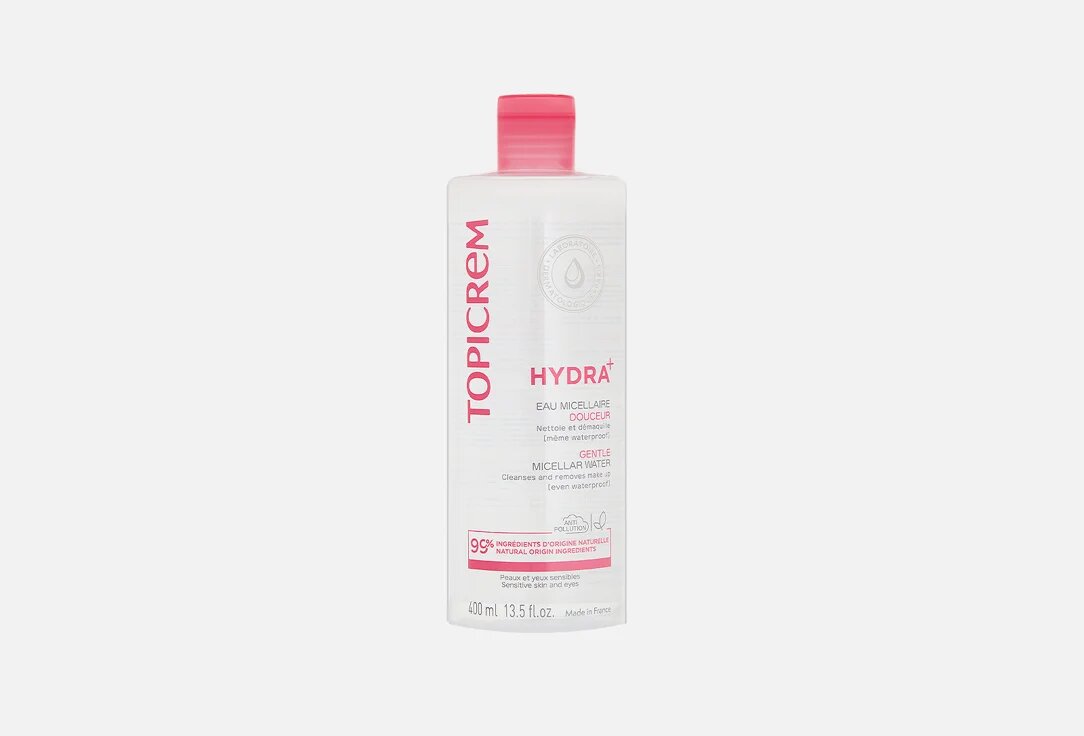 Topicrem Hydra+ Мягкая мицеллярная вода 400 мл