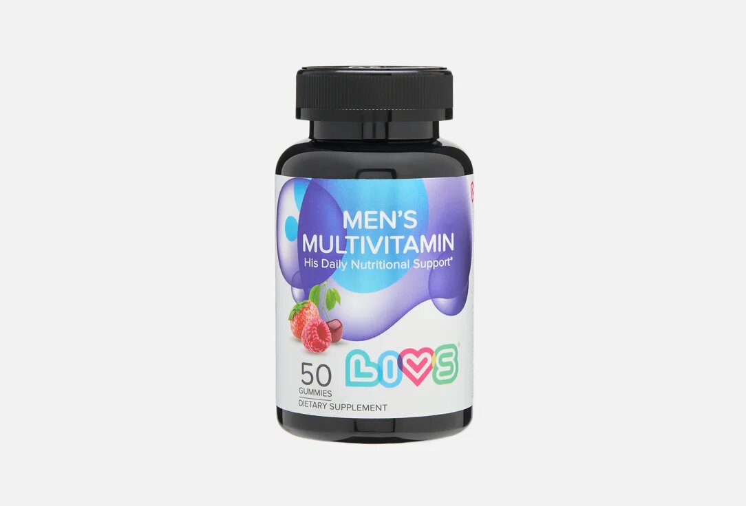 LIVS Мультивитамины для мужчин в пастилках комплекс витаминов 50 шт