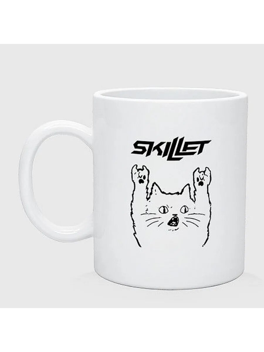 Skillet - rock cat кружка