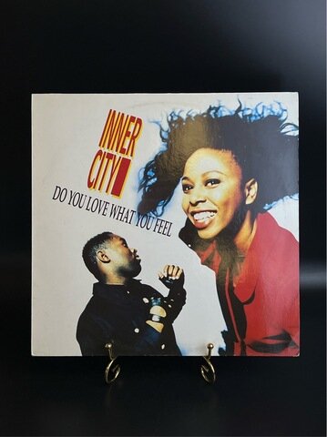 LP Inner City - Do you love what you feel. Виниловая пластинка 12 дюймов. Германия 1989 год.