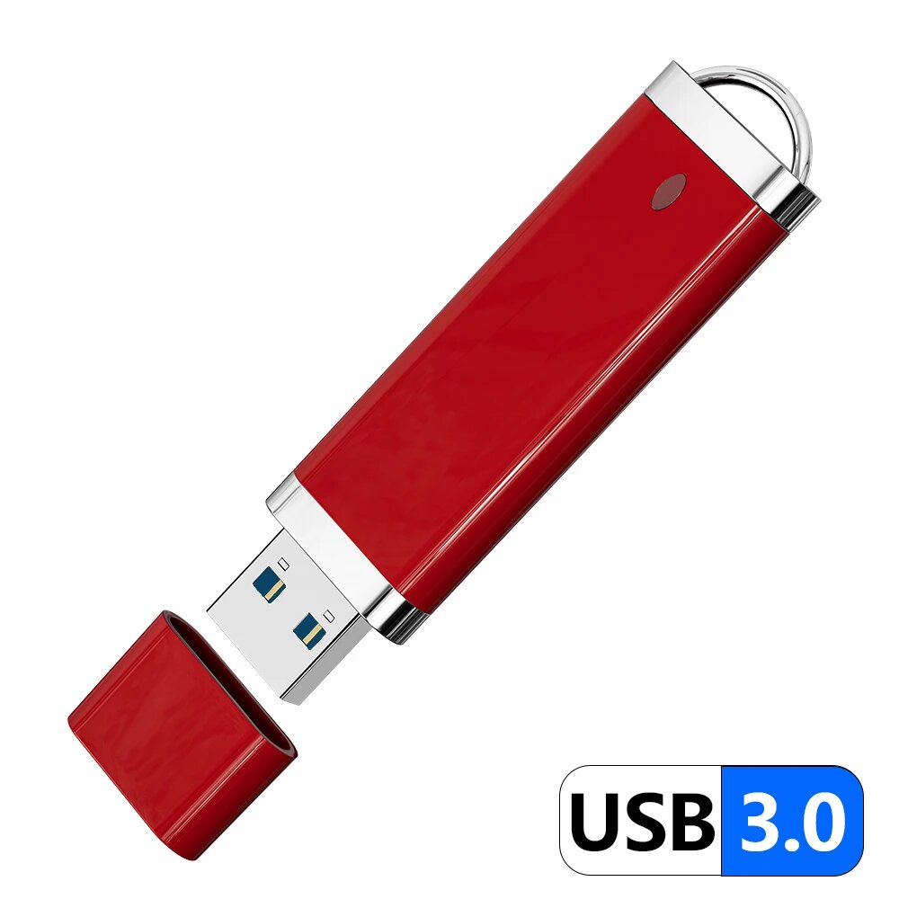 JASTER USB3.0 флешка 128 ГБ, 64 ГБ, 32 ГБ, 16 ГБ Красный, 8 GB, Red