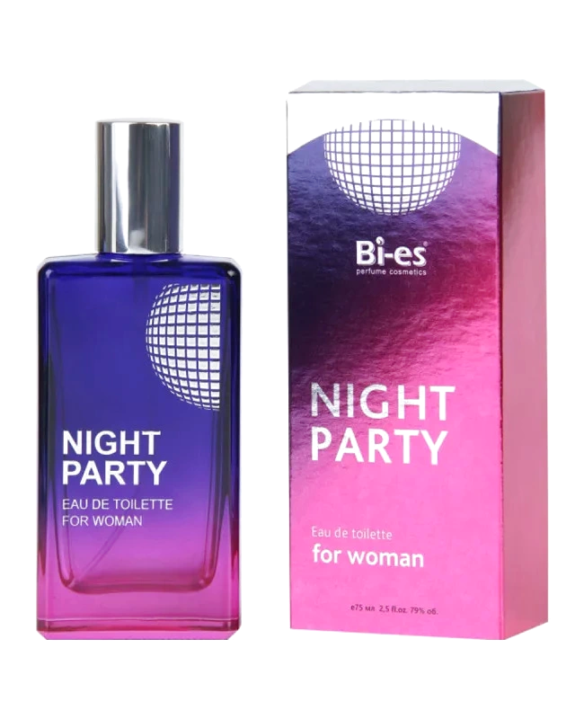 Туалетная вода для женщин Bi Es Night Party 75 мл - Би Эс Найт Пати женские духи