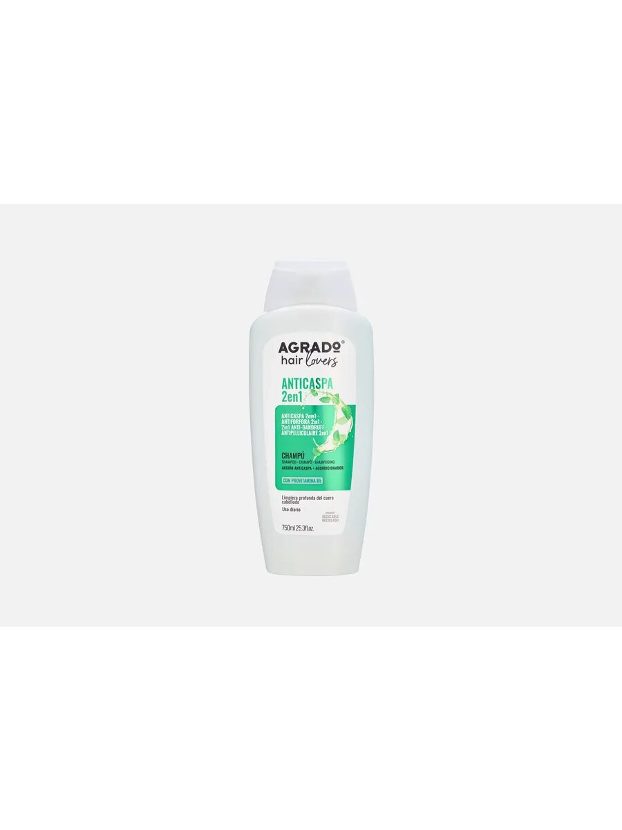 AGRADO 2в1 Anti-Dandruff Шампунь для волос 750 мл