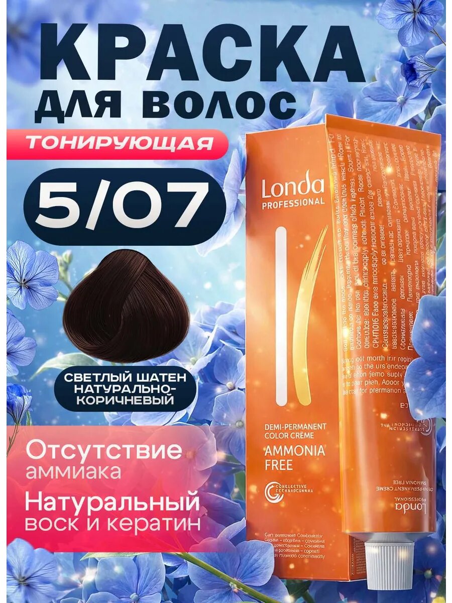 Тонирующая краска для волос профессиональная без аммиака