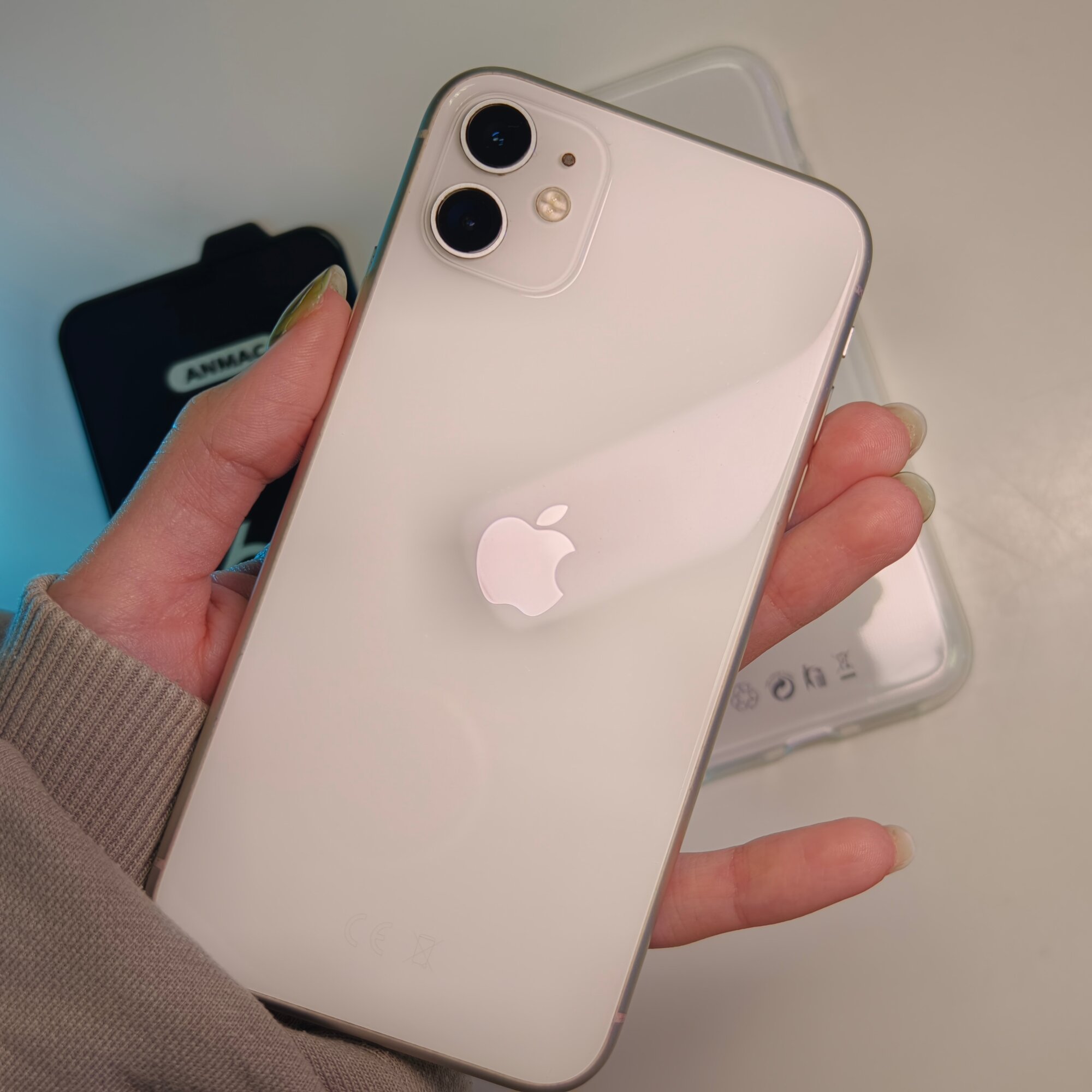 Смартфон Apple iPhone 11 Nano-SIM + eSIM /128GB / White (Белый) / без RuStore/Max