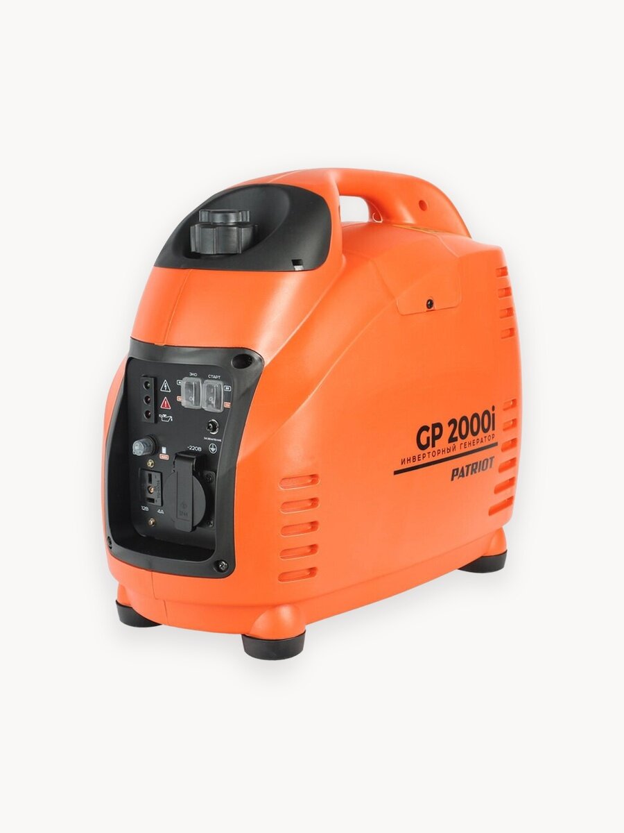 Генератор инверторный PATRIOT 2000i, 1,8кВт, 220В, объем топливного бака 3,6л