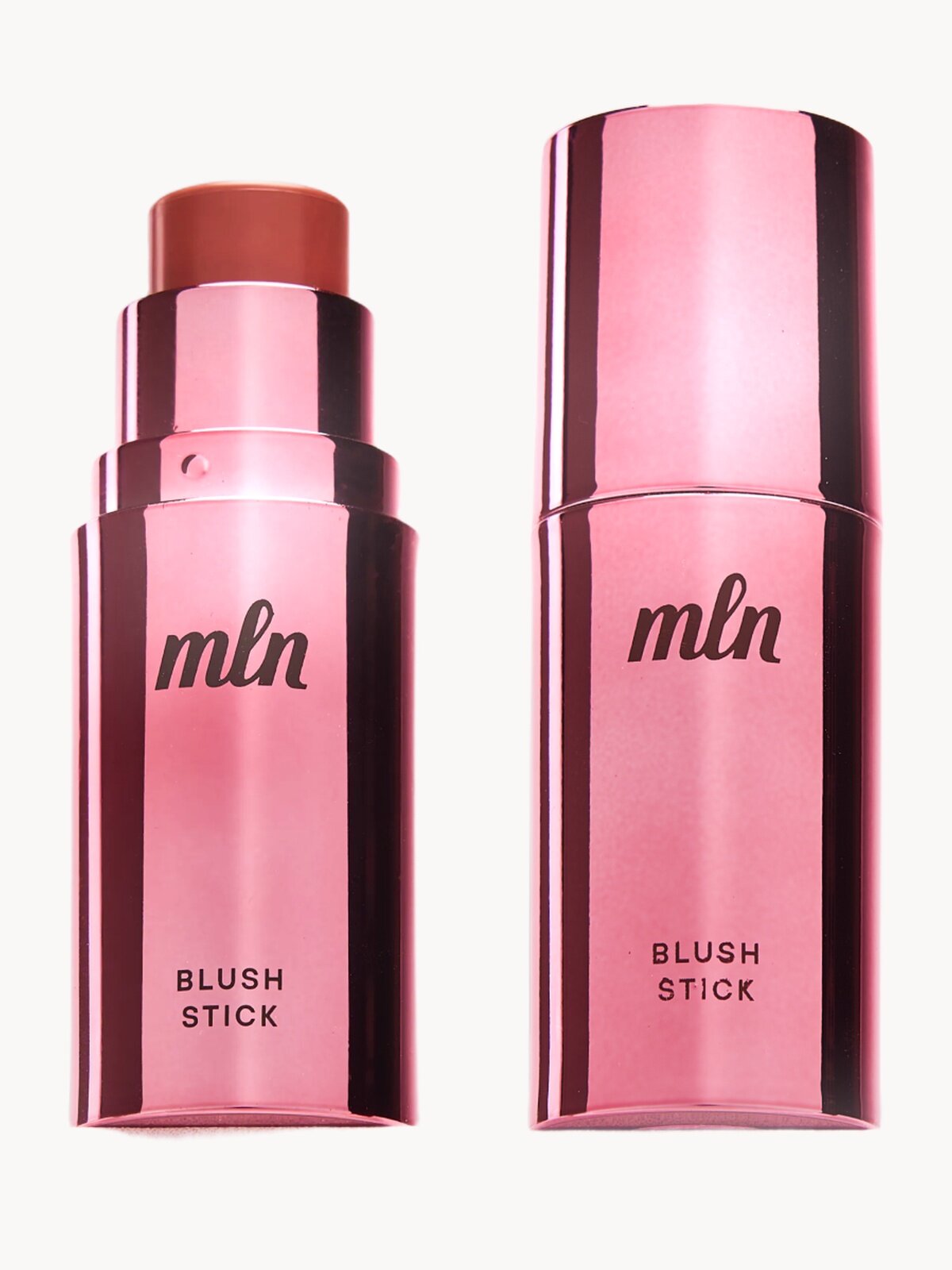 Румяна для лица в стике MLN кремовые розовые оттенок 01 barbie