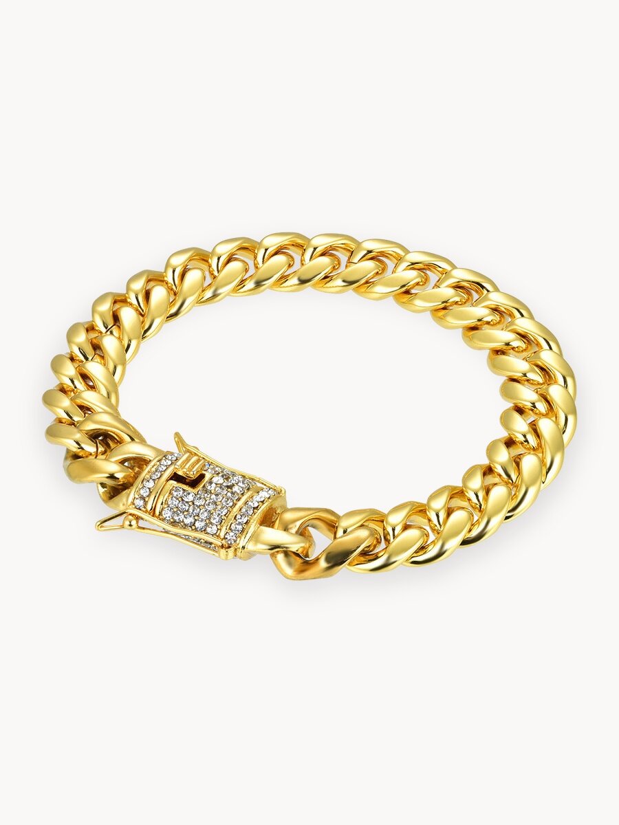 Браслет-цепочка, циркон