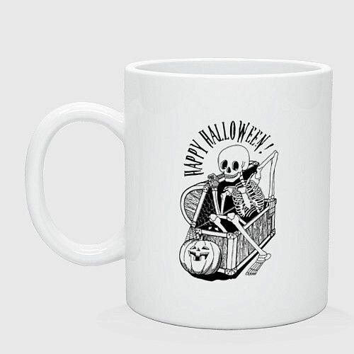 The skeleton in the chest Керамическая кружка
