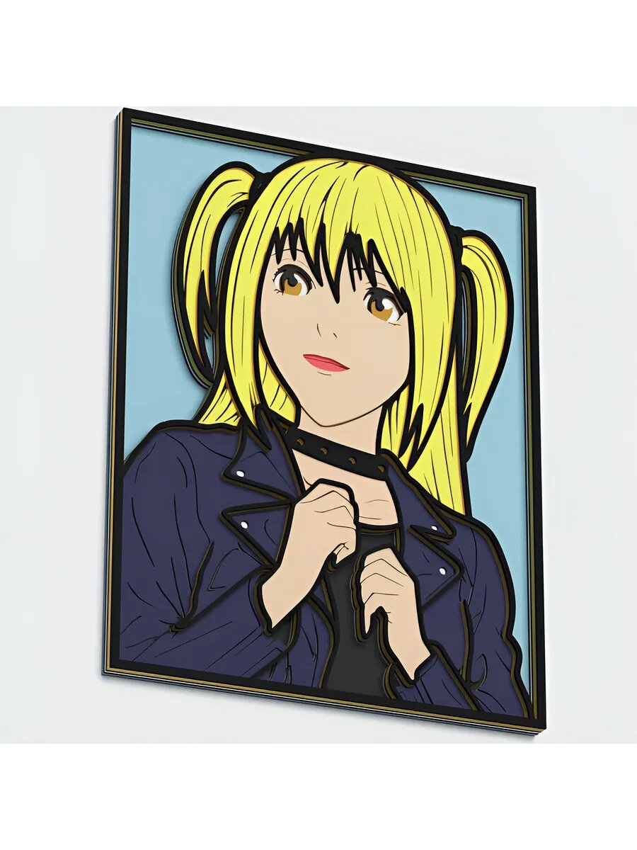 3D Картина по номерам из дерева Миса, 23x30 см