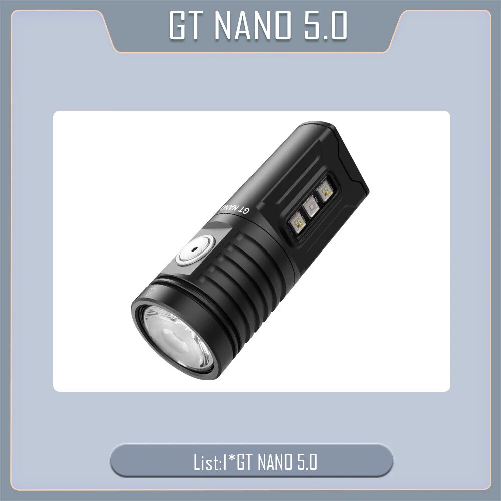LUMINTOP GT NANO 5.0 портативный фонарь Black with battery