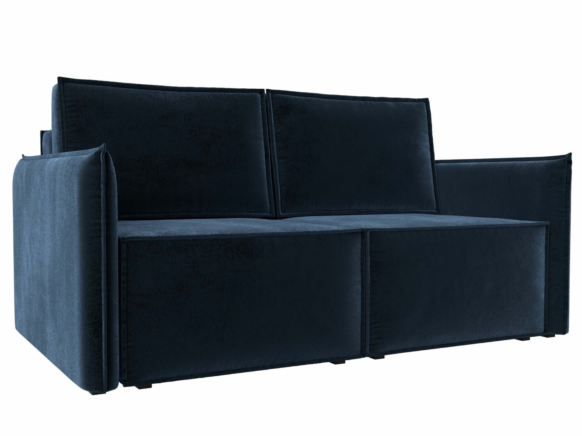 Диван прямой Либерти мини, велюр, Еврософа, независимые пружины, Хит Диванов