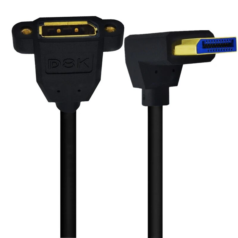 CableCC DisplayPort удлинитель кабель 1.4 8K 60Гц 0,3 м, UP