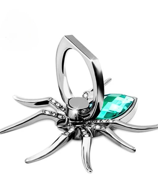 Универсальный роскошный металлический держатель для мобильного телефона с бриллиантами и Green