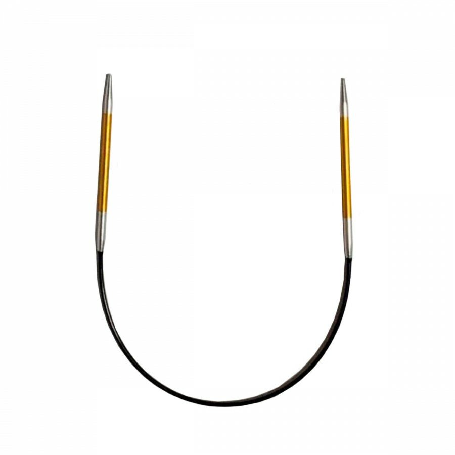 Спицы круговые укороченные Zing 2,25мм/22,5см, KnitPro, 47081