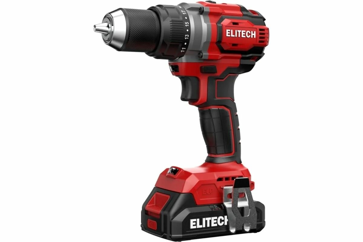 Дрель аккумуляторная ДА 20СЛ2 Elitech (E2201.044.01) 205670