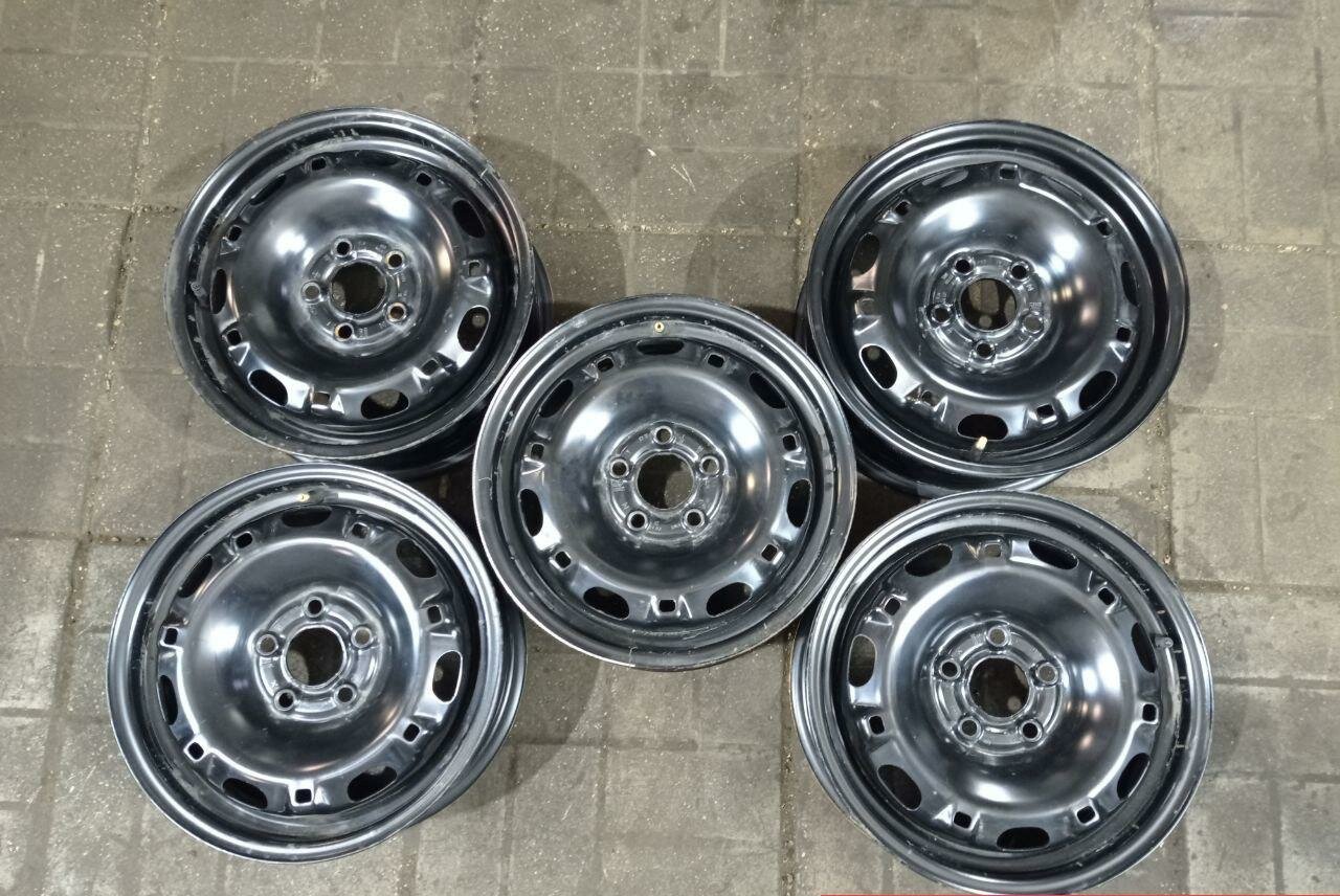 Колесные диски Штампованные 14x5 PCD 5x100 D57.1 ET35 Черный (оригинал)