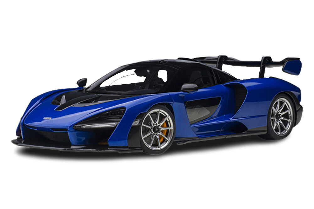 Модель коллекционная AUTOART Mclaren senna 2018 trophy kyanos