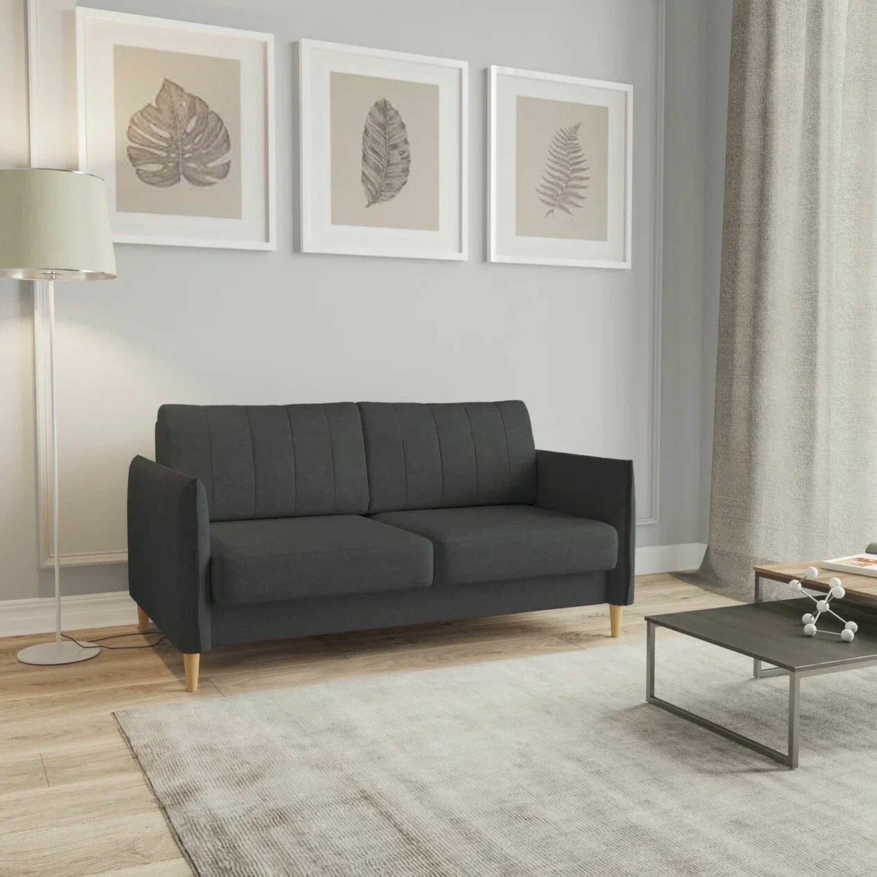 Диван-кровать 2х местный VALENCIA, механизм Пантограф, 162х98х96 см