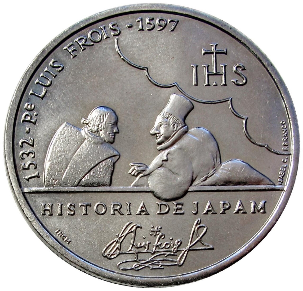 200 эскудо 1997 Португалия, Луис Фройс 400 лет со дня смерти