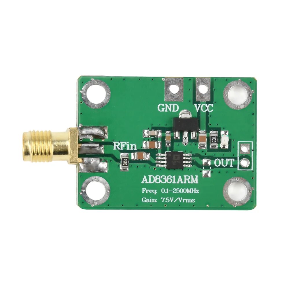 AD8361 DC 2,7-5,5 В RF измеритель мощности модуль обнаружения истинного среднеквадратичного значения AM детектор обнаружения 0,1-2,5 ГГц