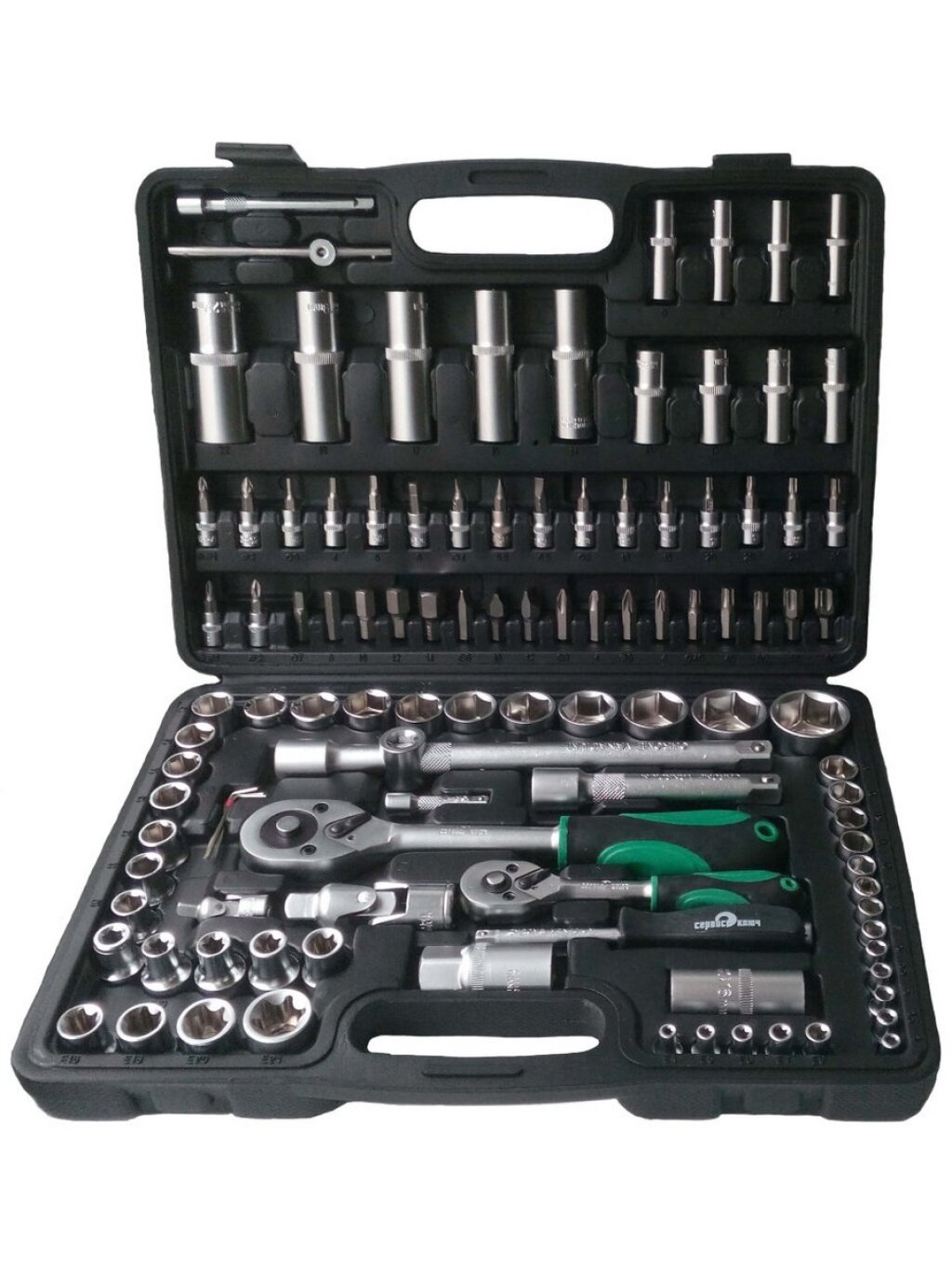 Набор инструментов 108 предметов Сервис Ключ в чемодане