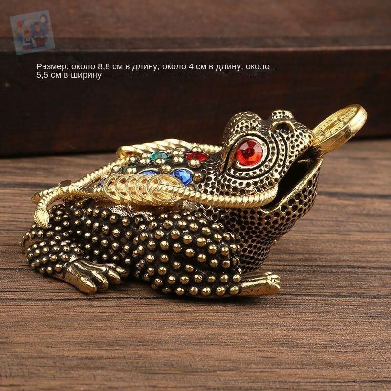 Денежная жаба большая , амулет благополучия