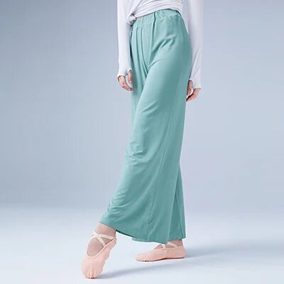 Женские танцевальные штаны из вискозы, спандекса и модаля, черные S, Green
