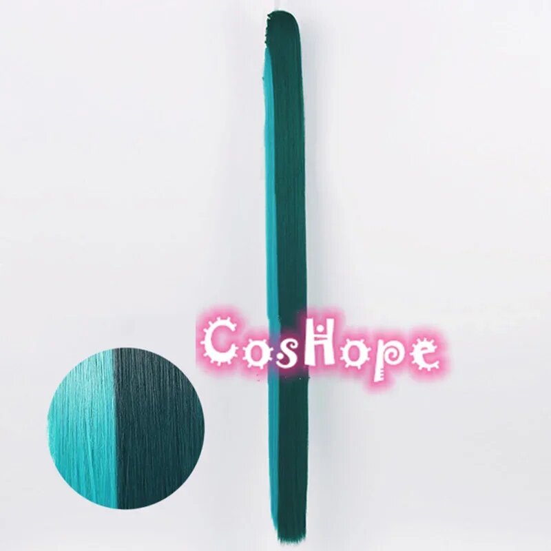 Сяо Косплей Парик с хвостиком Зеленый смешанный парик Красный Сяо Косплей Аниме Косплей Парики Термостойкие синтетические парики для костюма