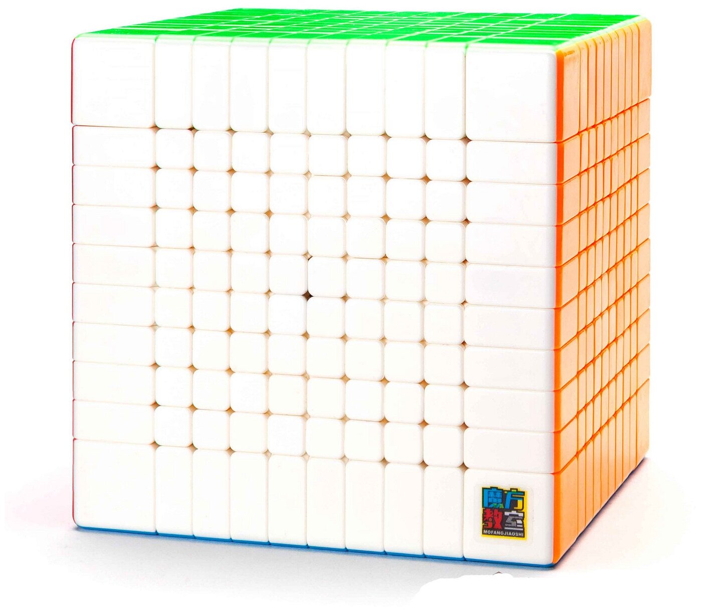 Головоломка кубик Рубика 10x10 MoYu MeiLong, цветной пластик