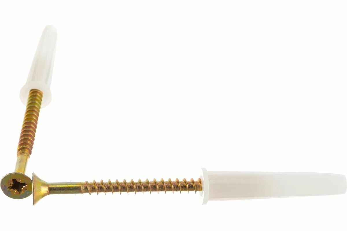 Набор белый дюбель VIPкрепеж 30 шт. 31568 VIP