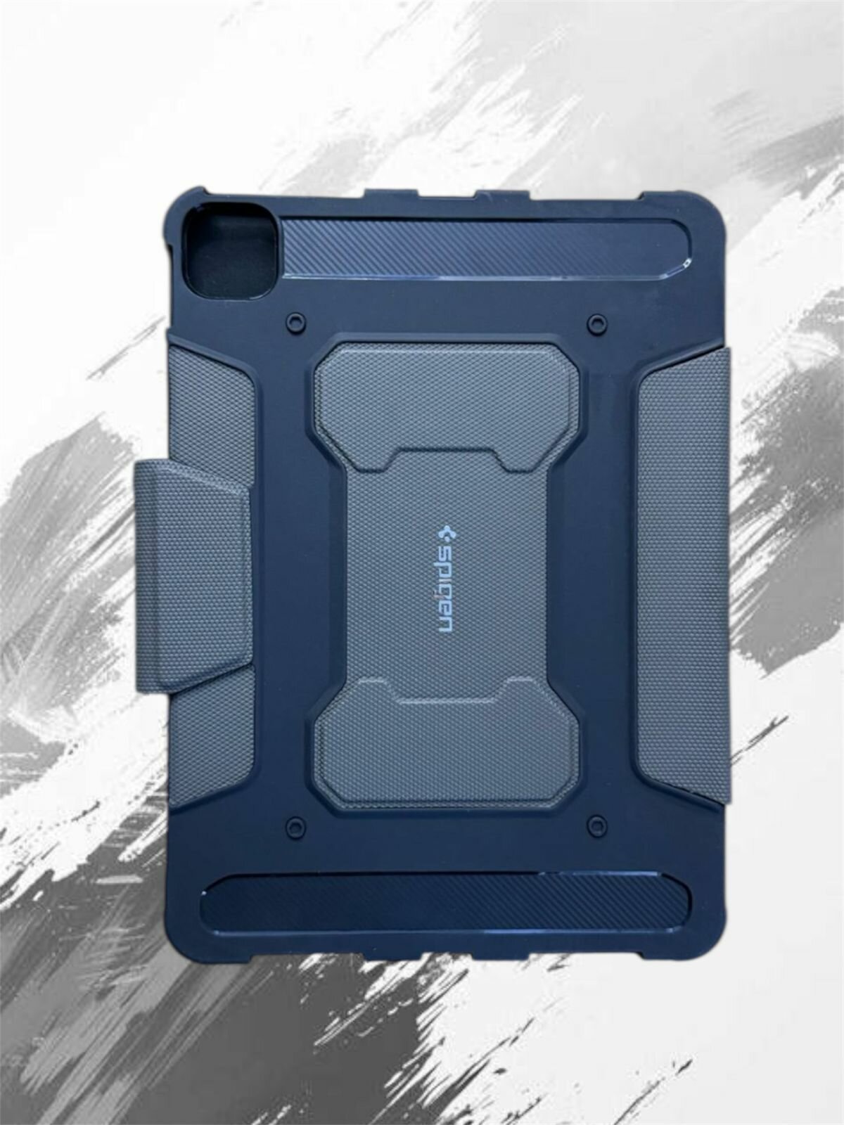 Чехол-книжка для планшета iPad 10.9 (4-5 поколения)/11 Pro / Spigen Rugged Armor / Grey