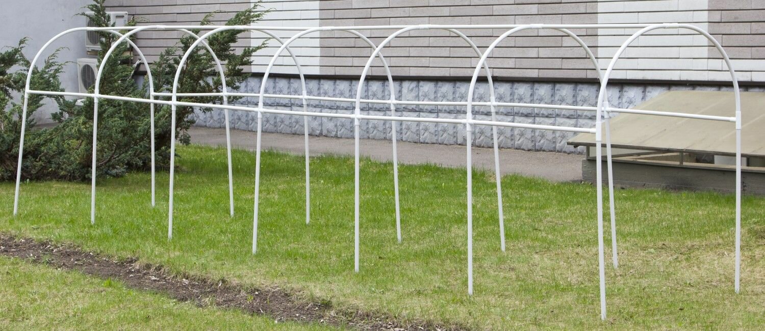 Парник GRINDA, 500x134x96 см, пластиковый каркас 422313-500