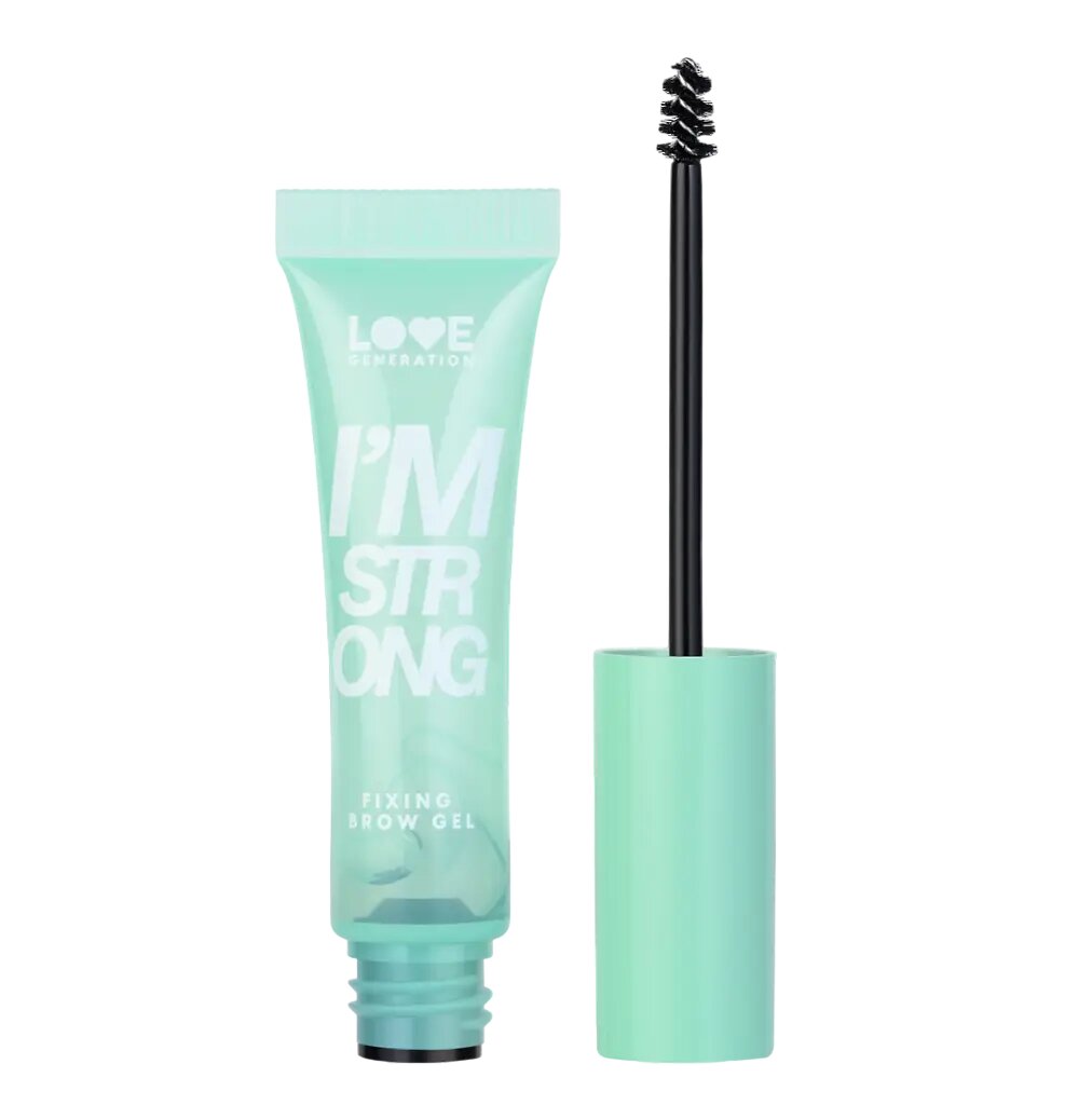 Love Generation Фиксирующий гель для бровей Fixing Brow Gel I'm strong прозрачный 9 мл 1 шт