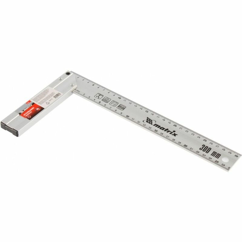 Угольник 300 мм алюминиевый литой Matrix, 32472