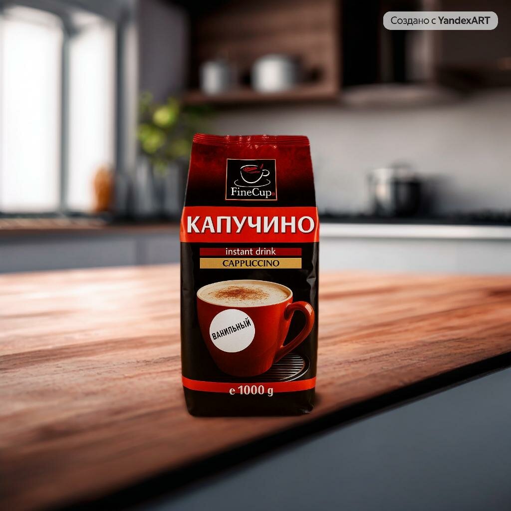 Капучино ванильный 1 кг — растворимый кофейный напиток для вендинга и HoReCa