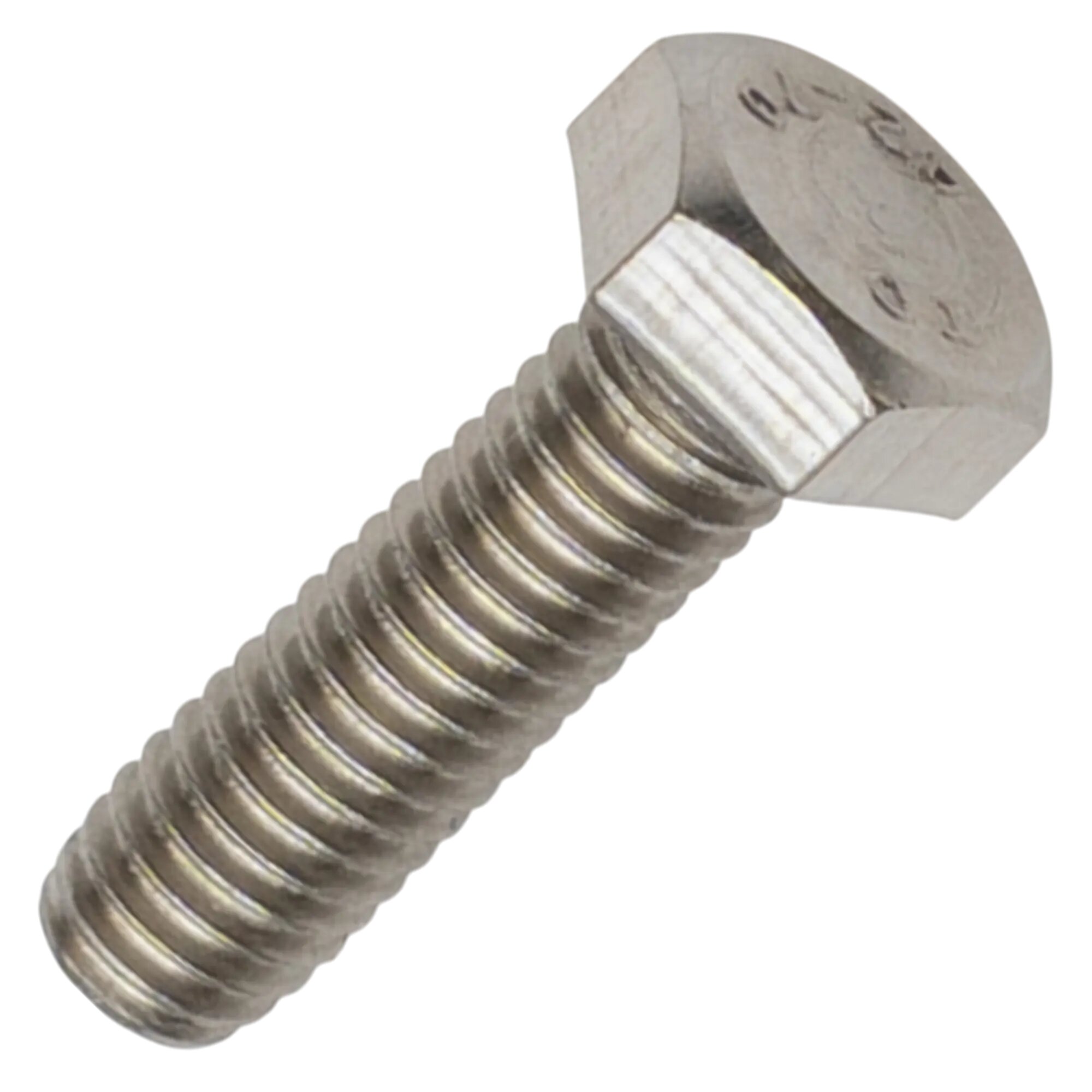 Болт DIN 933 из нержавеющей стали A2 6x20 мм, метрическая резьба, упаковка 20 шт класса прочности