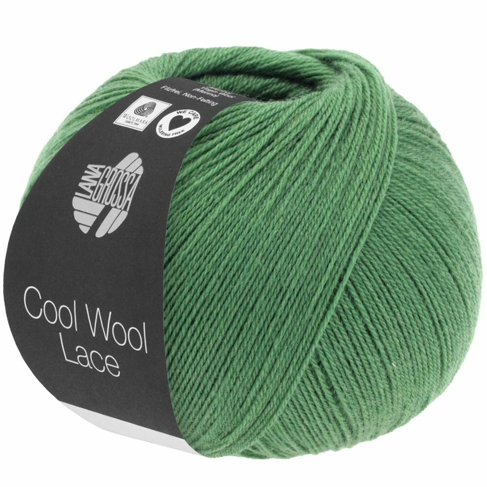 Пряжа для вязания Lana Grossa Cool Wool Lace (39 Resedagr n) 1 моток