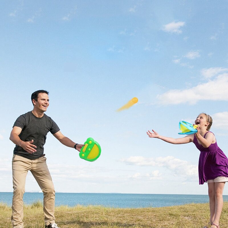 Спортивный игровой набор «Бросай и лови» с перчаточным мячом для улицы