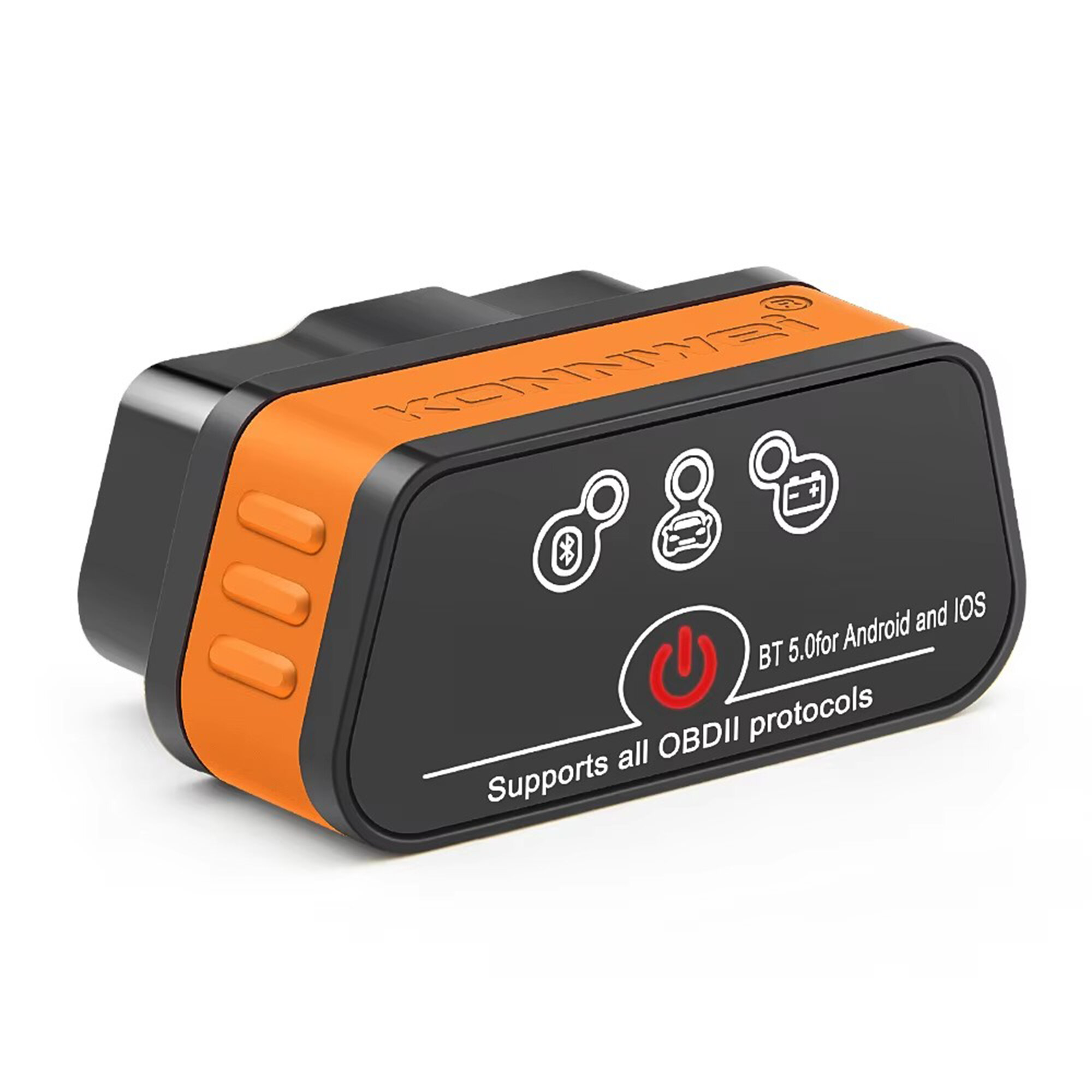 Сканер KW901 ELM327 V1.5 Bluetooth 5.0 OBD2 для считывания кода диагностического инструмента автомобиля Android/IOS