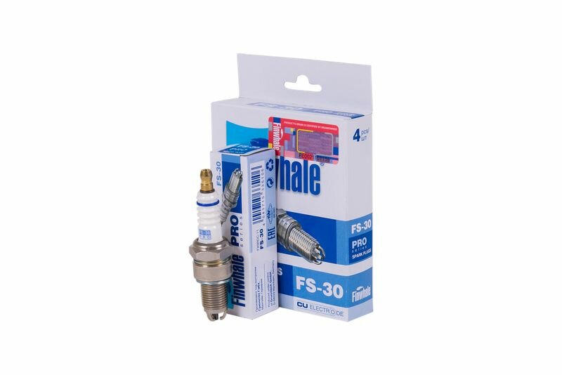 FS30 FINWHALE Свеча зажигания 3-х электродная LADA 2108-10 инж./CHEVROLET Niva/Kalina/Granta 4шт