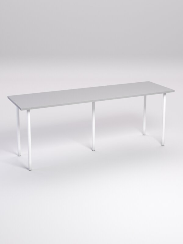 Письменный стол каптел льюс длинный, Серый. Производитель товара - компания Westcom.