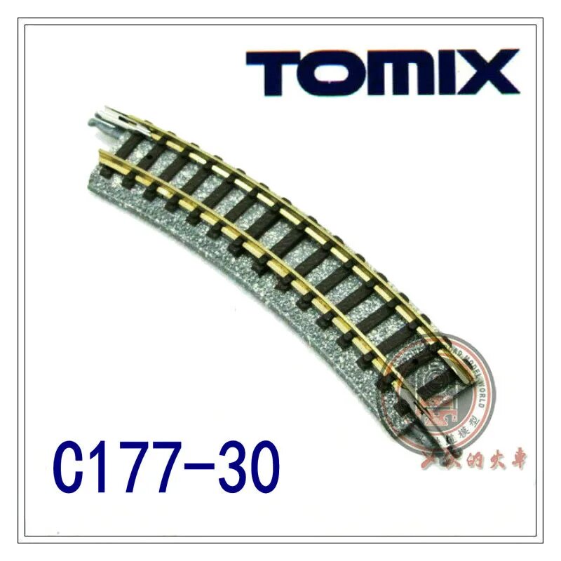 TERAYSUN N масштаб миниатюрный железнодорожный поезд изогнутая дорожка 1:150 6pcs C177-30