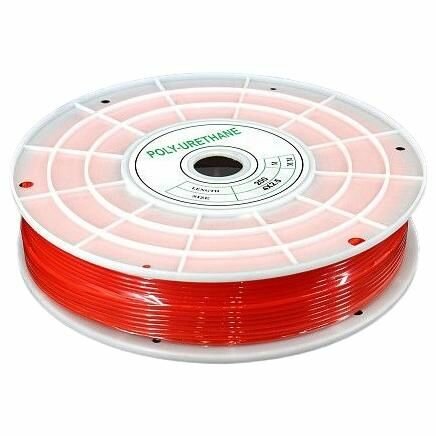 Пневмотрубка полиуретановая PU98 4х2.5мм 3м. (10атм, красная)