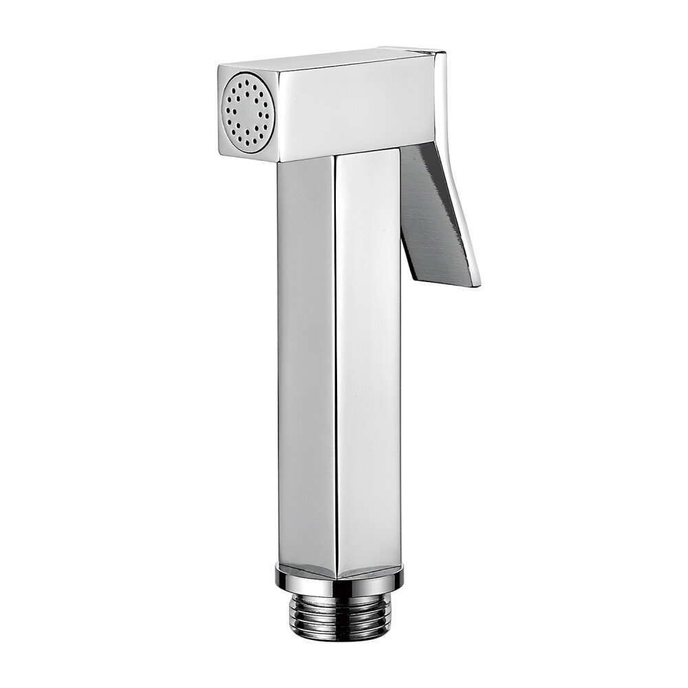 Гигиеническая лейка для биде Ledeme M35-1, хромированная, квадратная, латунь