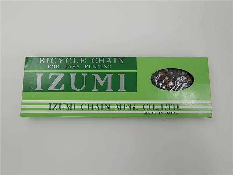 Велосипедная цепь Izumi JET для фиксированной передачи, односкоростная японская цепь 1/2x1/8, 100 звеньев надежность и плавность хода