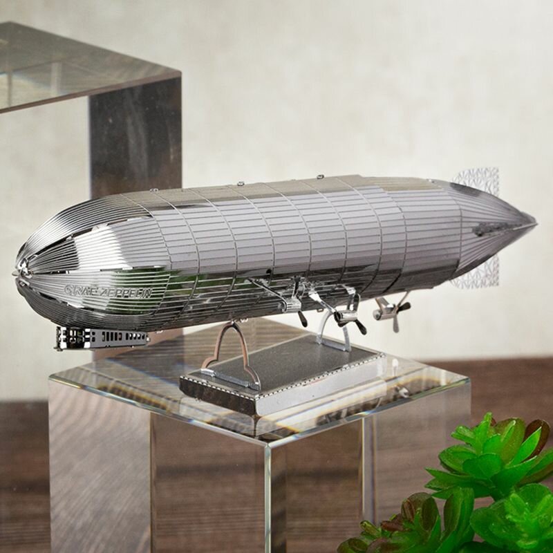 3D металлическая модель самолета для сборки DIY — настольный сувенир, пазл для взрослого, конструктор уроков труда