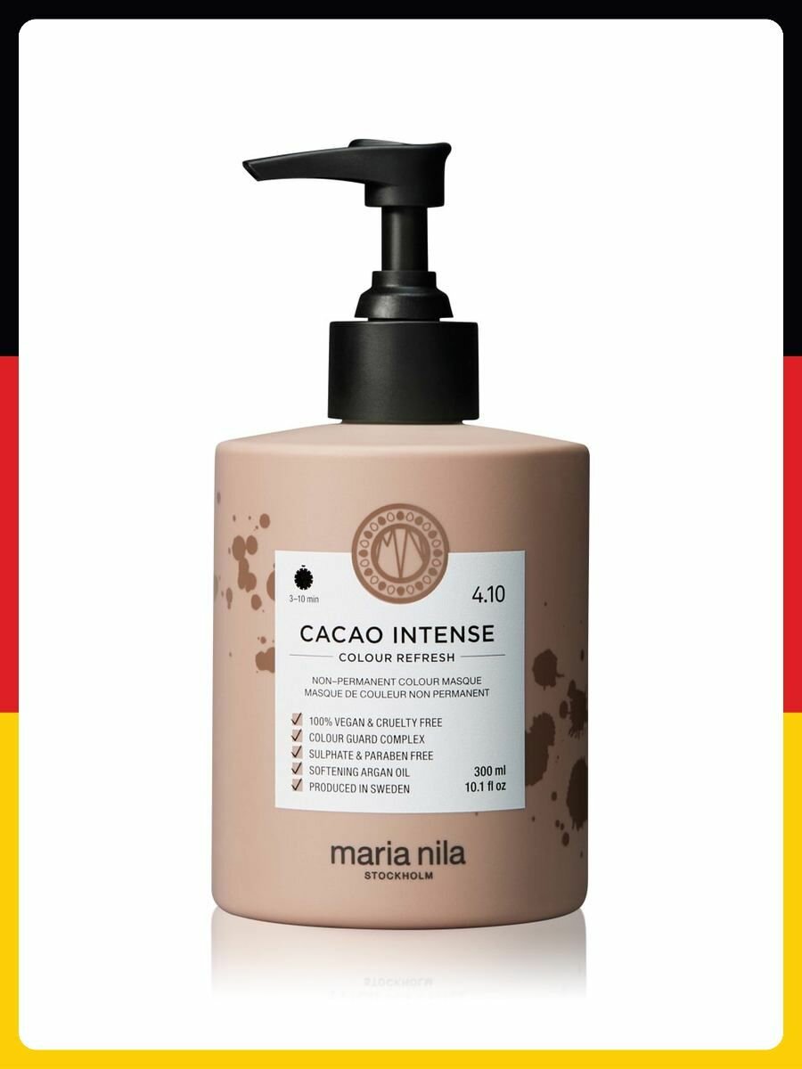 Цветная маска Maria Nila Color Refresh Cacao Intense 4.10, 300 мл