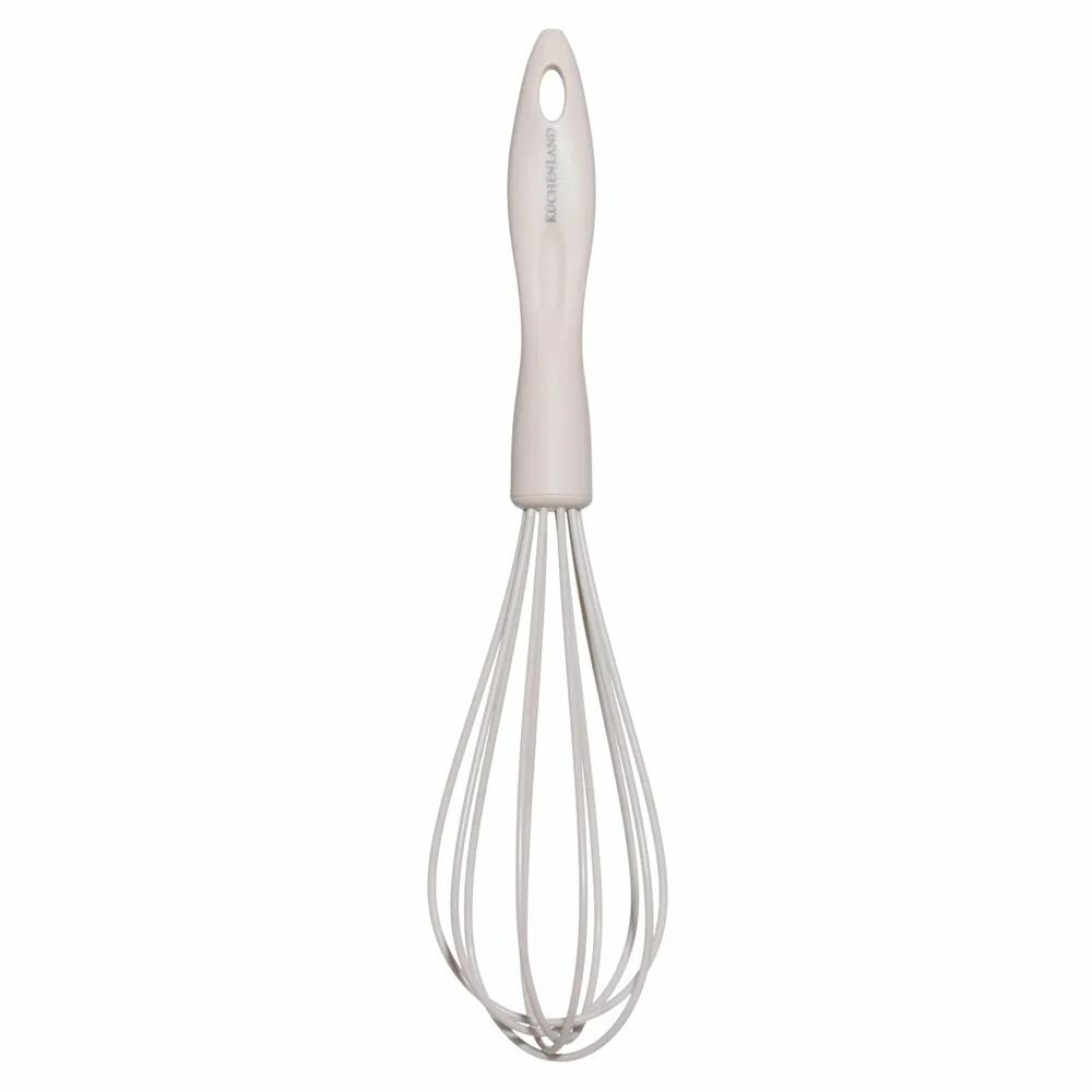 Венчик, 25 см, силикон/пластик, бежевый