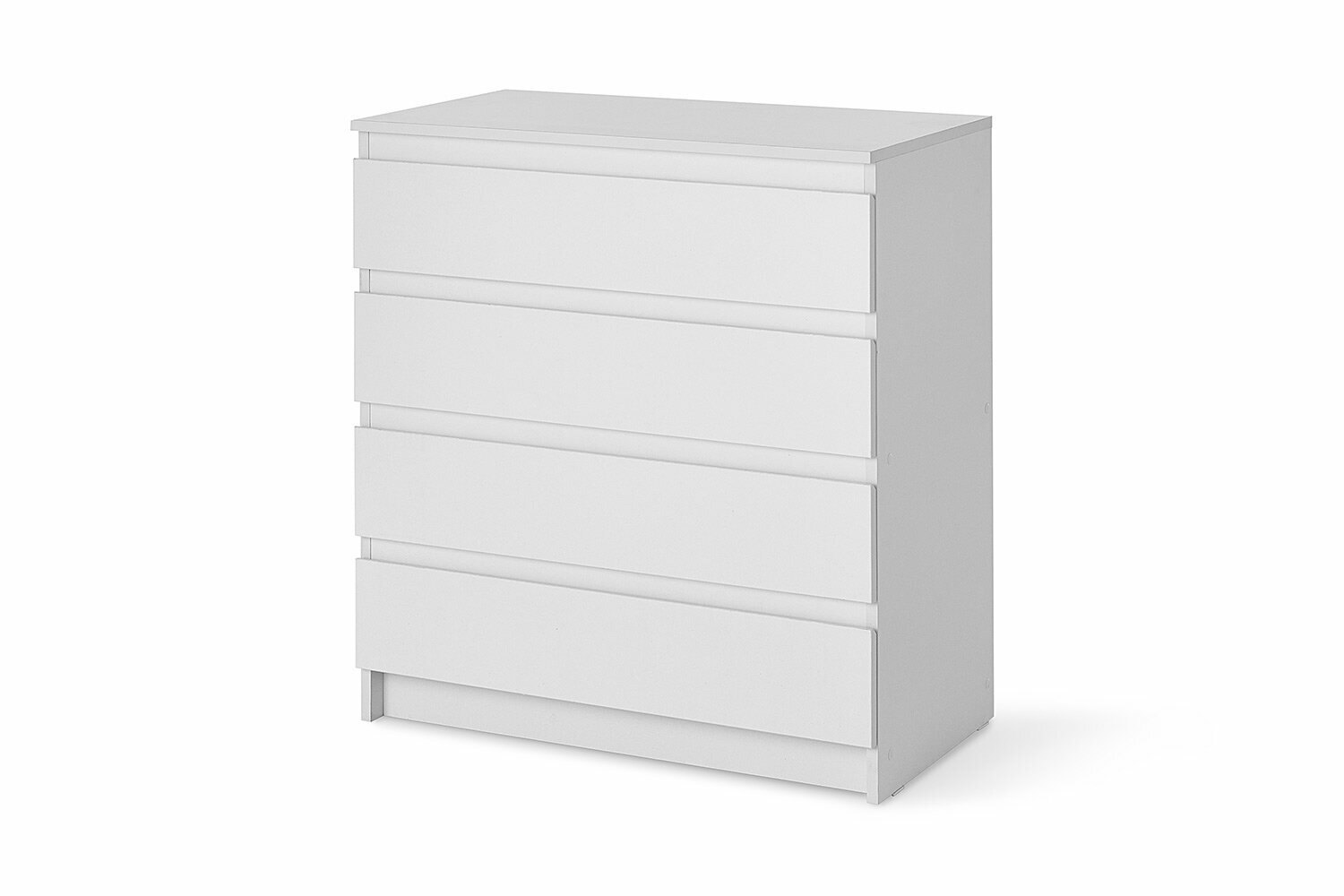 Комод для одежды STERN Т-21 78,2х89,5х43,3 см, 4 ящика, цвет белый